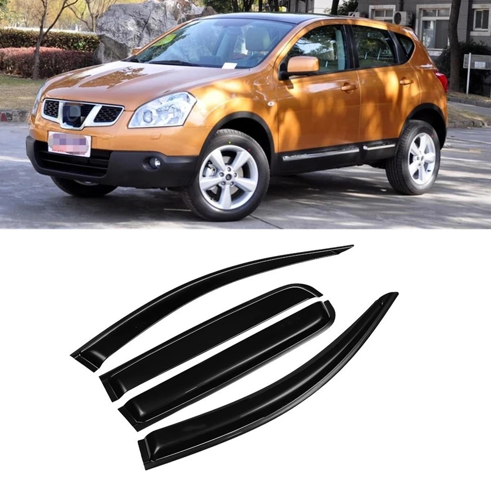 For Nissan Qashqai 2009-2014 Cars Accessories Window Visors Rain Sun ...