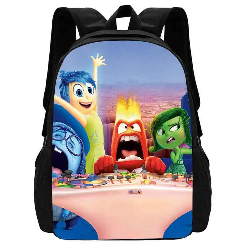Mochila de dibujos animados de Disney Inside Out 2 de MINISO, bolso de ...