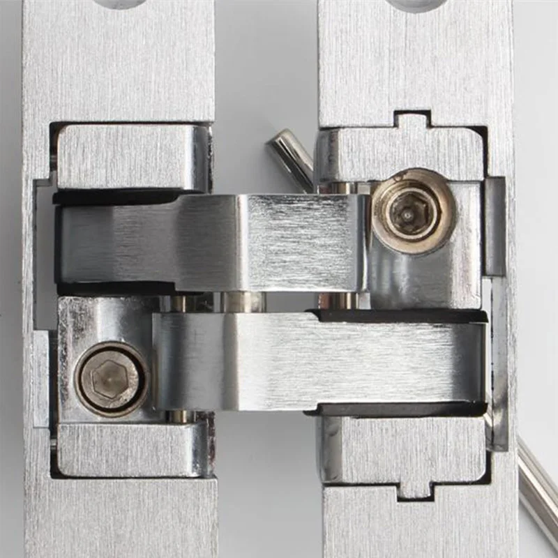 2 шт., скрытые крестовые петли из цинкового сплава, 180 градусов ...