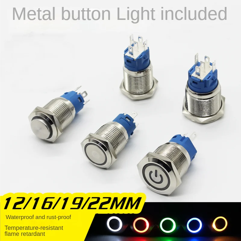 Waterproof Button Light | Metal Power Button Switch | Led Switch Button ...