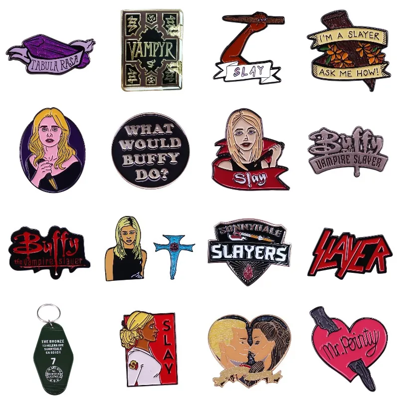 Vampire-Enamel-Pins-Custom-Hunter-Novel-Fantasy-Movie-Feminist-Brooches ...