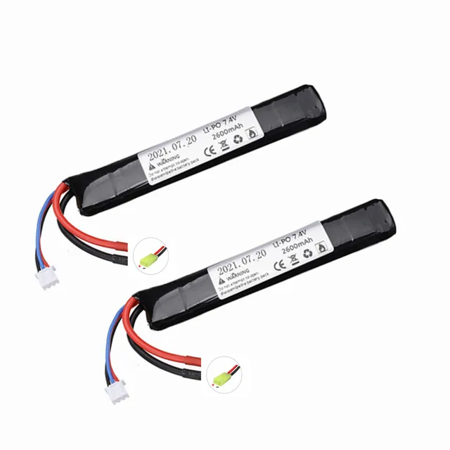 7.4v Gel Blaster Battery 7.4V 1200mAh Li-ion Battery With Charger For ...