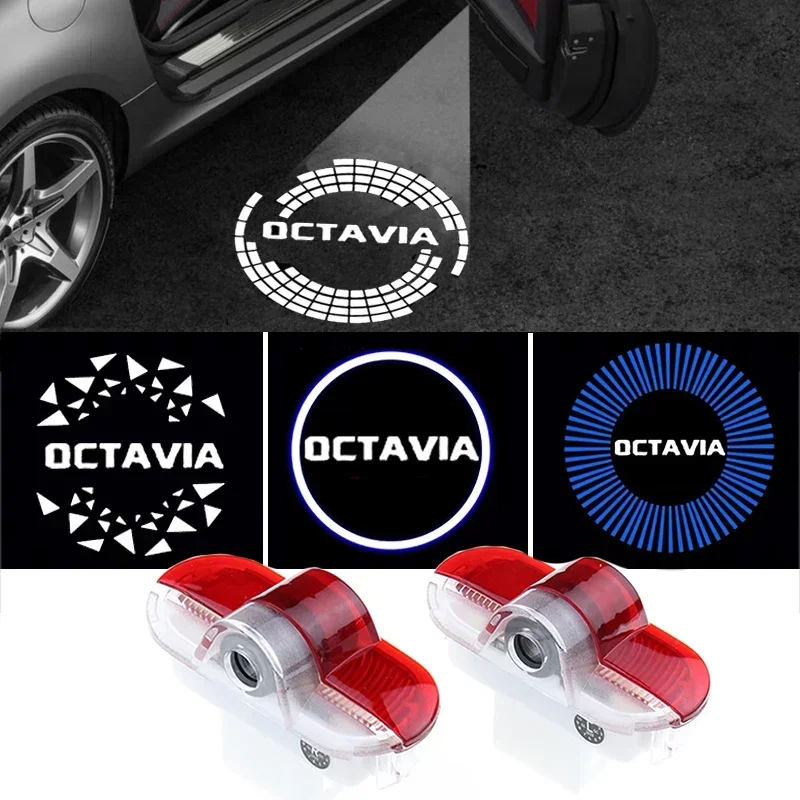 2Pcs-Auto-Door-Welcome-Shadow-Light-LED-Projector-Ghost-Lamp-Car ...