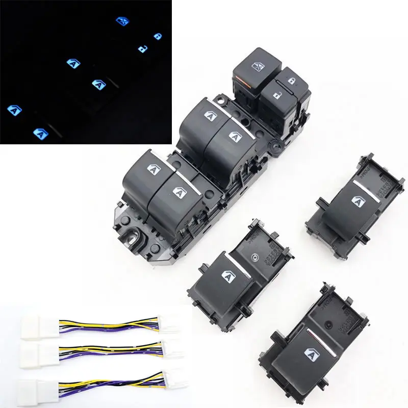 Power Window Switch Set For Toyota RAV4 RAV 4 2019-2022Lighted LED Left ...