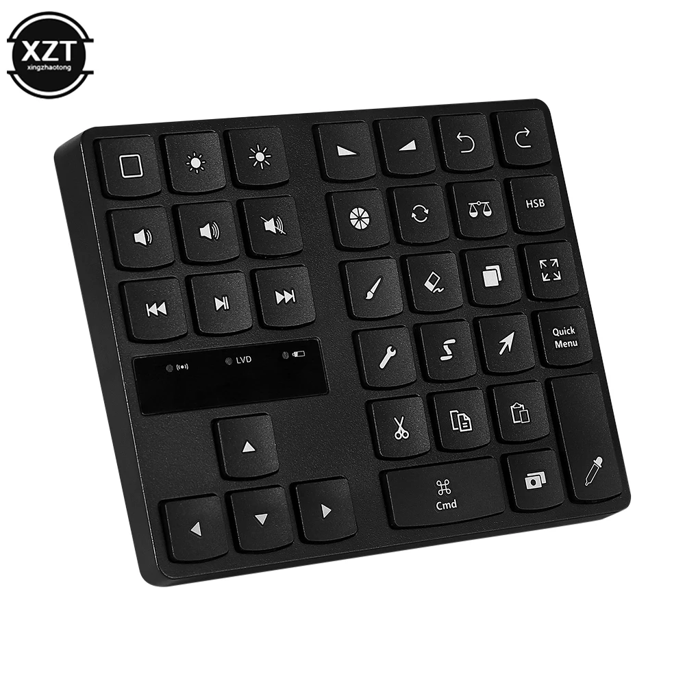 Nieuwe-Draadloze-Bluetooth-5-0-Dual-Nummer-Toetsenbord-35-Toetsen ...