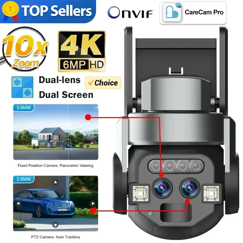 6MP-Dual-Lens-Camera-HD-10X-Zoom-Outdoor-PTZ-WIFI-AI-Mobile-Detection ...