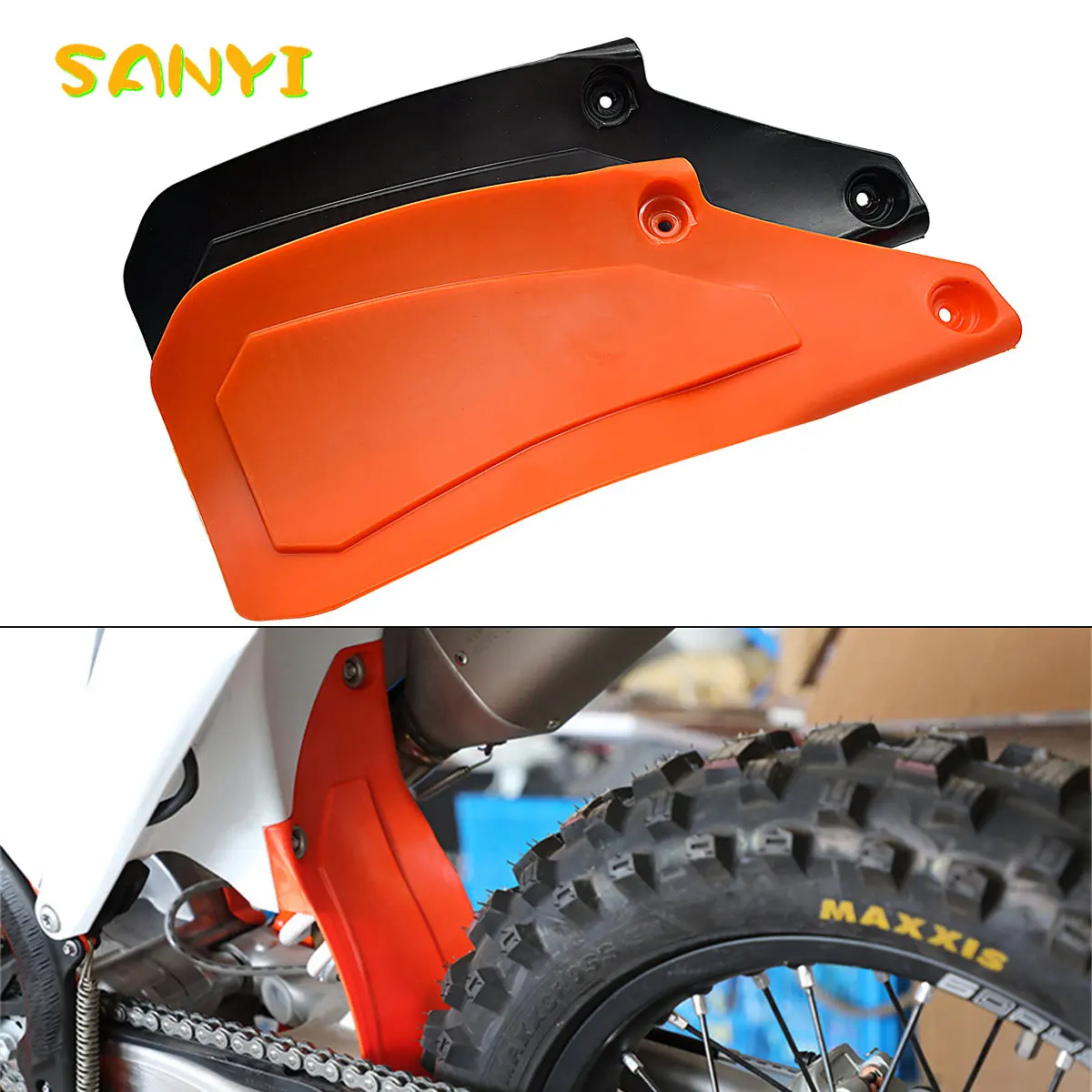 Guardabarros-trasero-de-motocicleta-Kit-de-pl-stico-amortiguador-caja ...