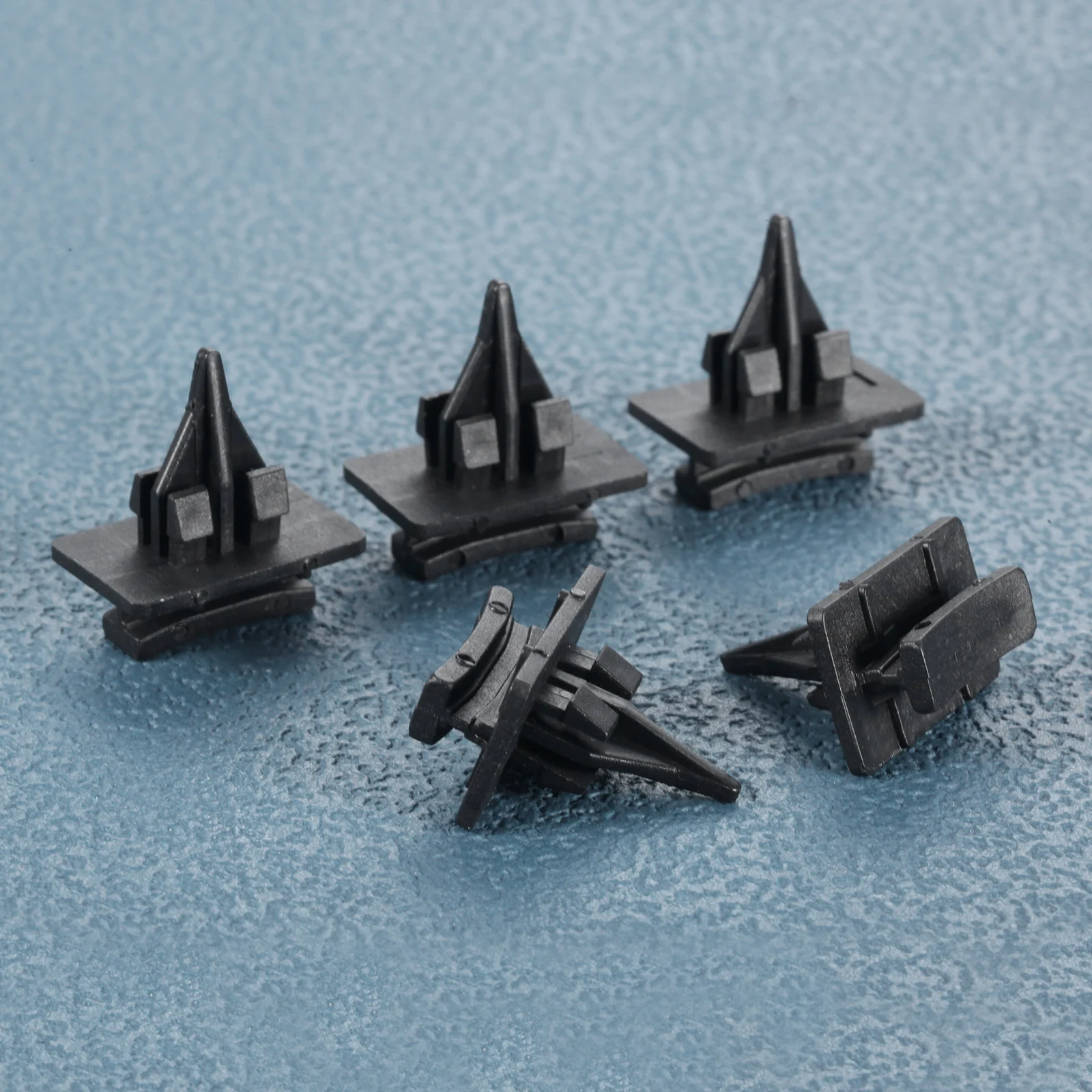 5pcs Black Auto Plastic Fasteners Clip Car Front Column A-pillar ...