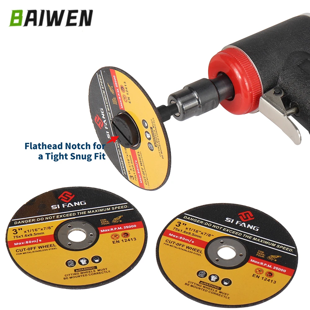 75mm Cutting Wheel Disc Resin Circular Saw Blade Thick 1.2/1.6/1.8mm ...