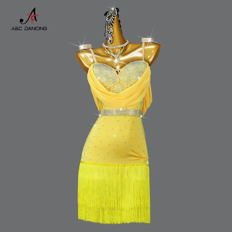 Latin-Dress-Women-Party-Samba-Competition-Line-Dance-Costume-Stage ...