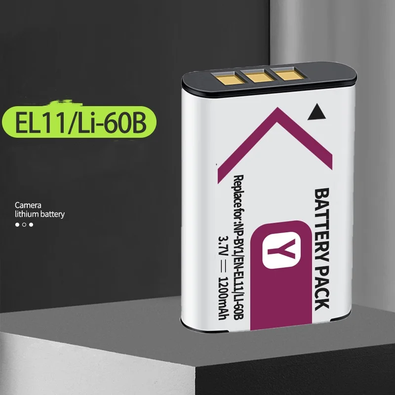 1200mAh-EN-EL11-NP-BY1-Li-60B-Camera-battery-For-Olympus-FE-370-Pentax ...