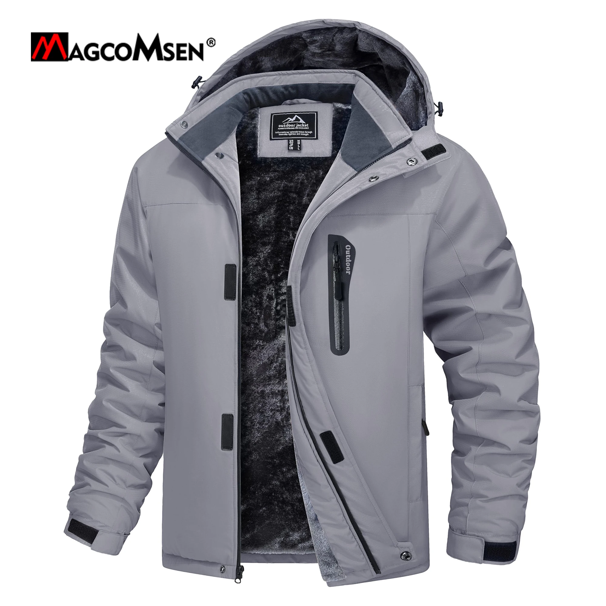 MAGCOMSEN-Men-s-Fleece-Thicken-Jackets-Waterproof-Shell-Hooded-Coats ...