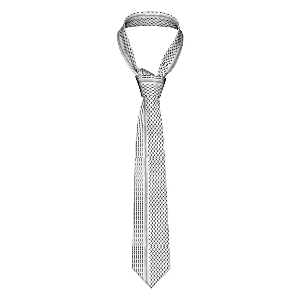 White Kufiya Tie – Kufiya Land