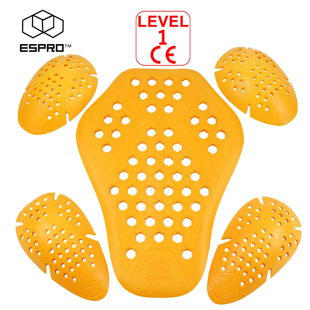 Universal Motorcycle Jacket Protective Pads Racing Back Protector ...