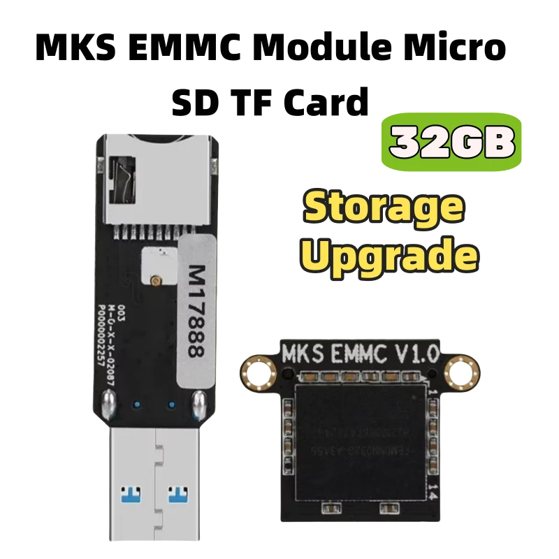 32GB Makerbase MKS EMMC Module Micro SD TF Card for KLP1/KP3S pro V2 ...