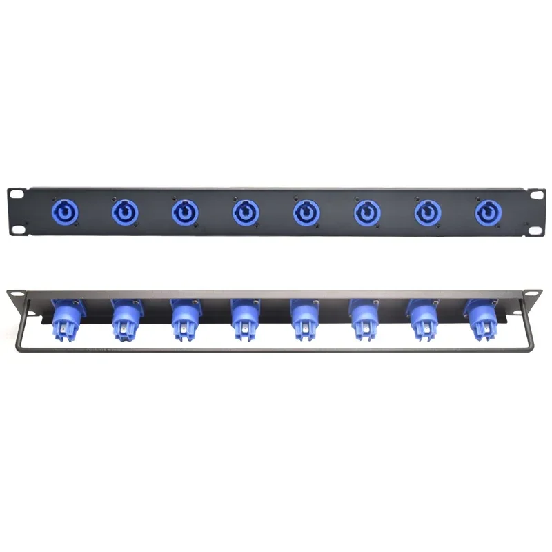 19inch-Rack-Patch-Panel-8-12-Way-Channel-1U-Flight-Case-Mount-For-XLR ...