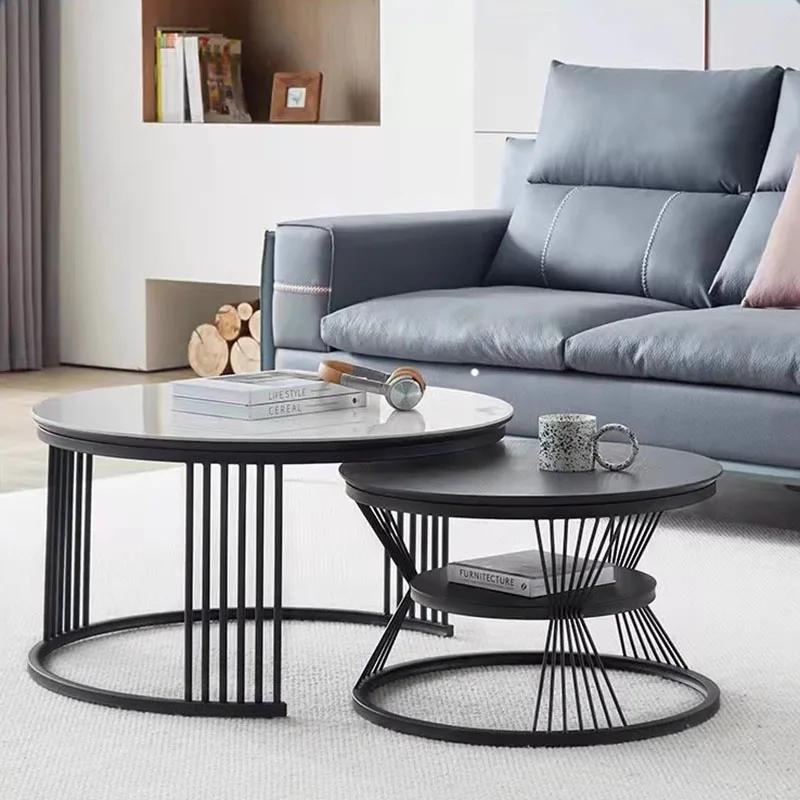 Slate-Luxury-Coffee-Tables-Living-Room-Grey-Simplicity-Modern-Coffee ...