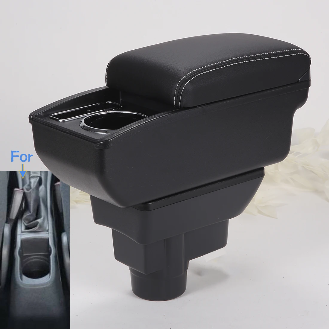 For Opel Corsa D Armrest box For Opel Corsa Car Armrest Storage Box ...