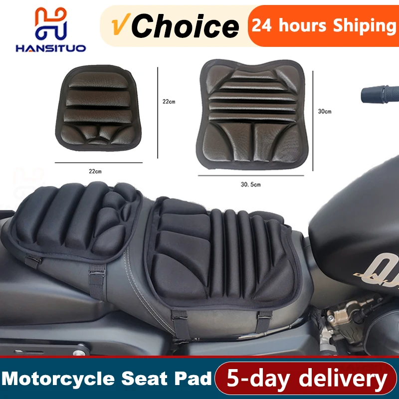 2-Pack-Motorcycle-Seat-Pad-3D-Comfort-Gel-Cushion-Seat-Breathable ...