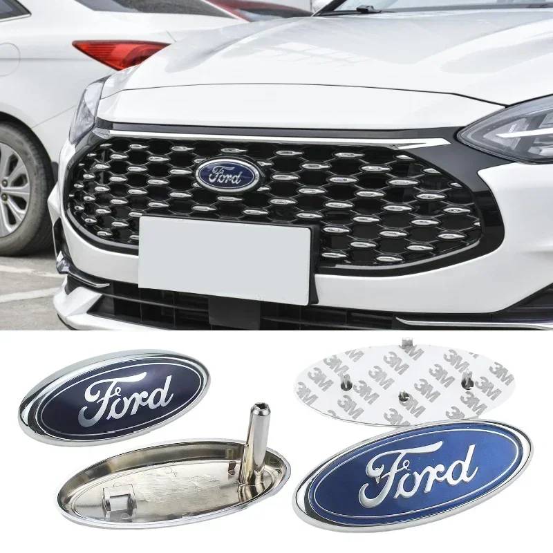 Car-Front-Grill-Emblem-Trunk-Badge-Sticker-for-Ford-Fiesta-Mk6-Mk7-Mk8 ...