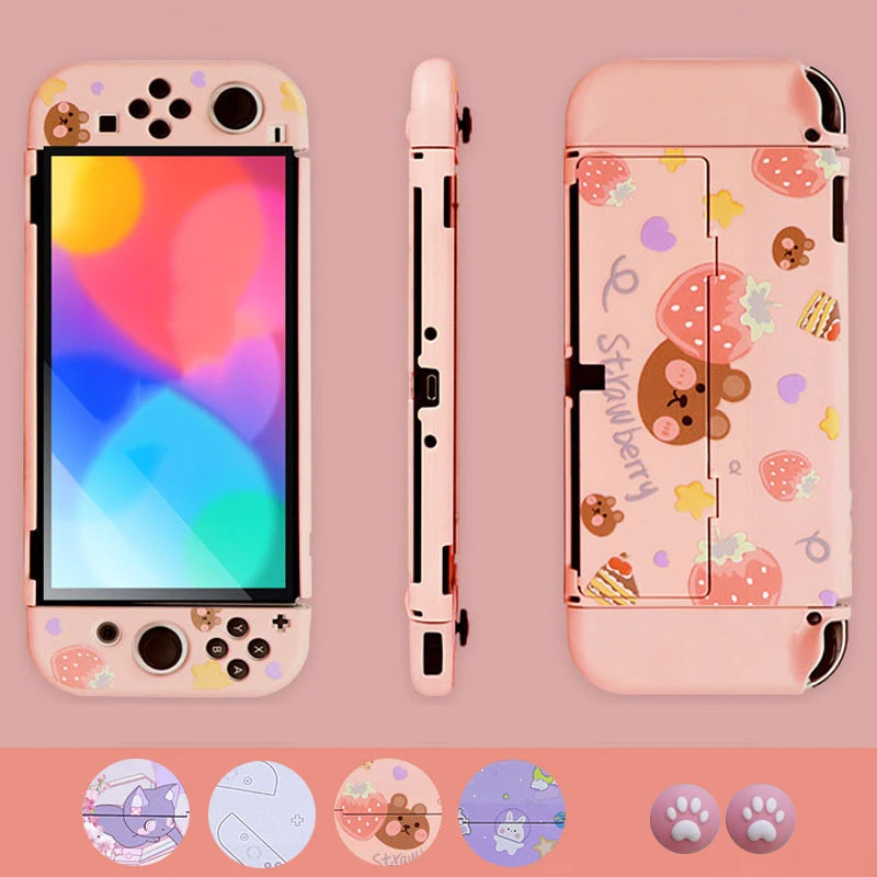NEW Cute Cartoon TPU Shell Case for Nintendo Switch Oled Console ...
