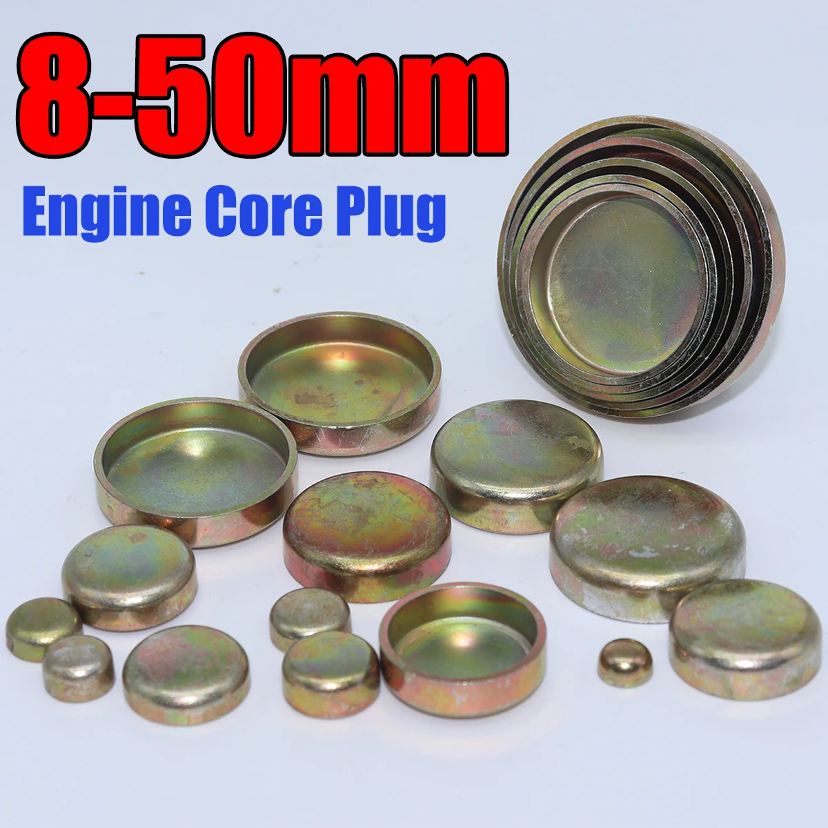 8-50mm Universal Engine Core Plug Zinc Plated Freeze/Expansion Plugs ...