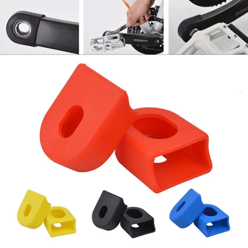 1Pair-Bike-Crank-Cover-Protector-Silica-Gel-BIcycle-Race-Crank-Boot ...
