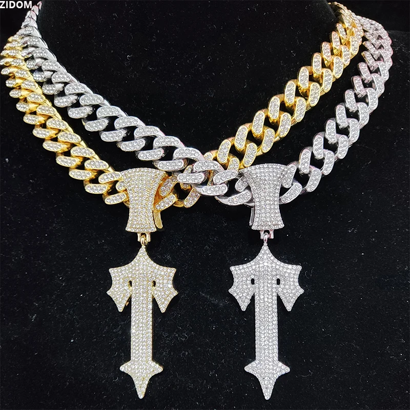 Collares-de-espada-de-estilo-Hip-Hop-para-hombre-y-mujer-cadena-cubana ...