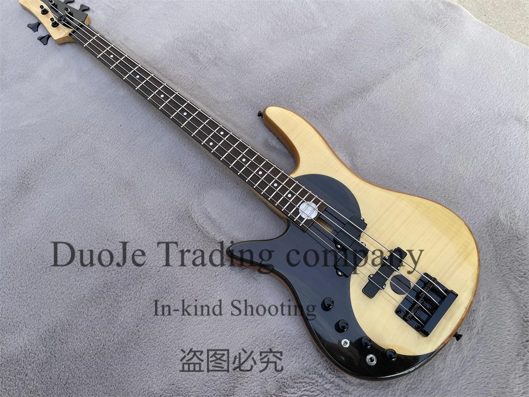 Left-Hand-4-String-Electric-Guitar-Taiji-Bass-Alder-Wood-Body-Maple ...