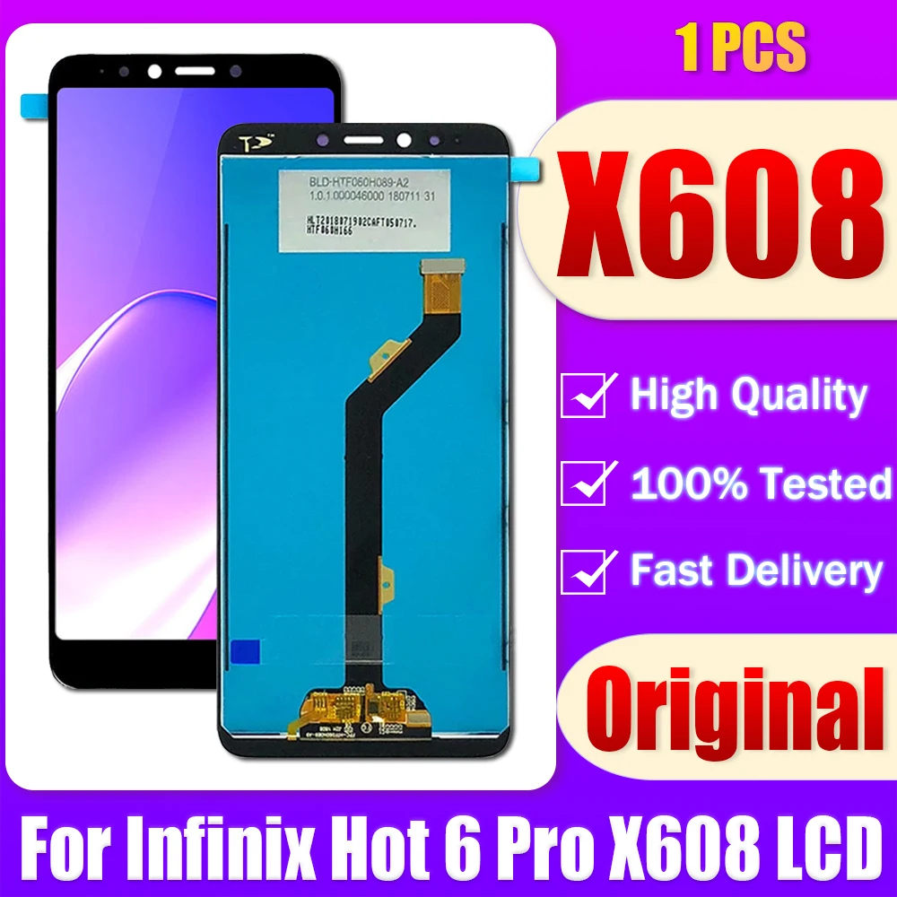 6-0-Original-For-Infinix-Hot-6-Pro-X608-LCD-Touch-Screen-Digitizer ...