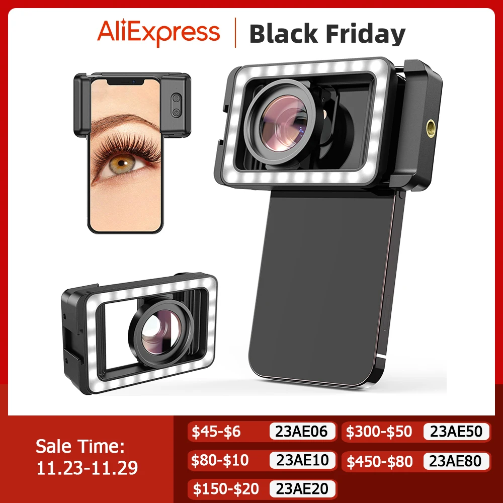 APEXEL-New-Upgraded-HD-15x-Super-macro-lens-With-LED-Fill-Light ...