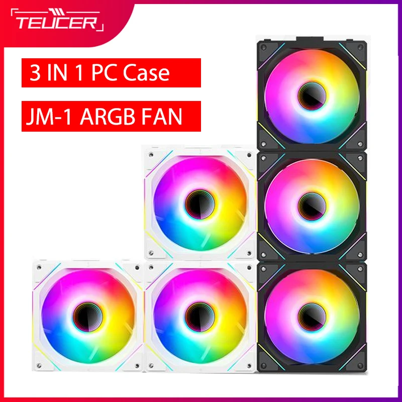 TEUCER-JM-1-ARGB-Cooler-para-PC-Case-Espelho-Efeito-de-Luz-Ciclo ...
