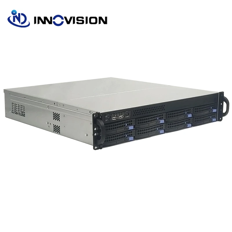 Ultra rack 2U 8Bay storage server case L500mm support atx powersupply ...