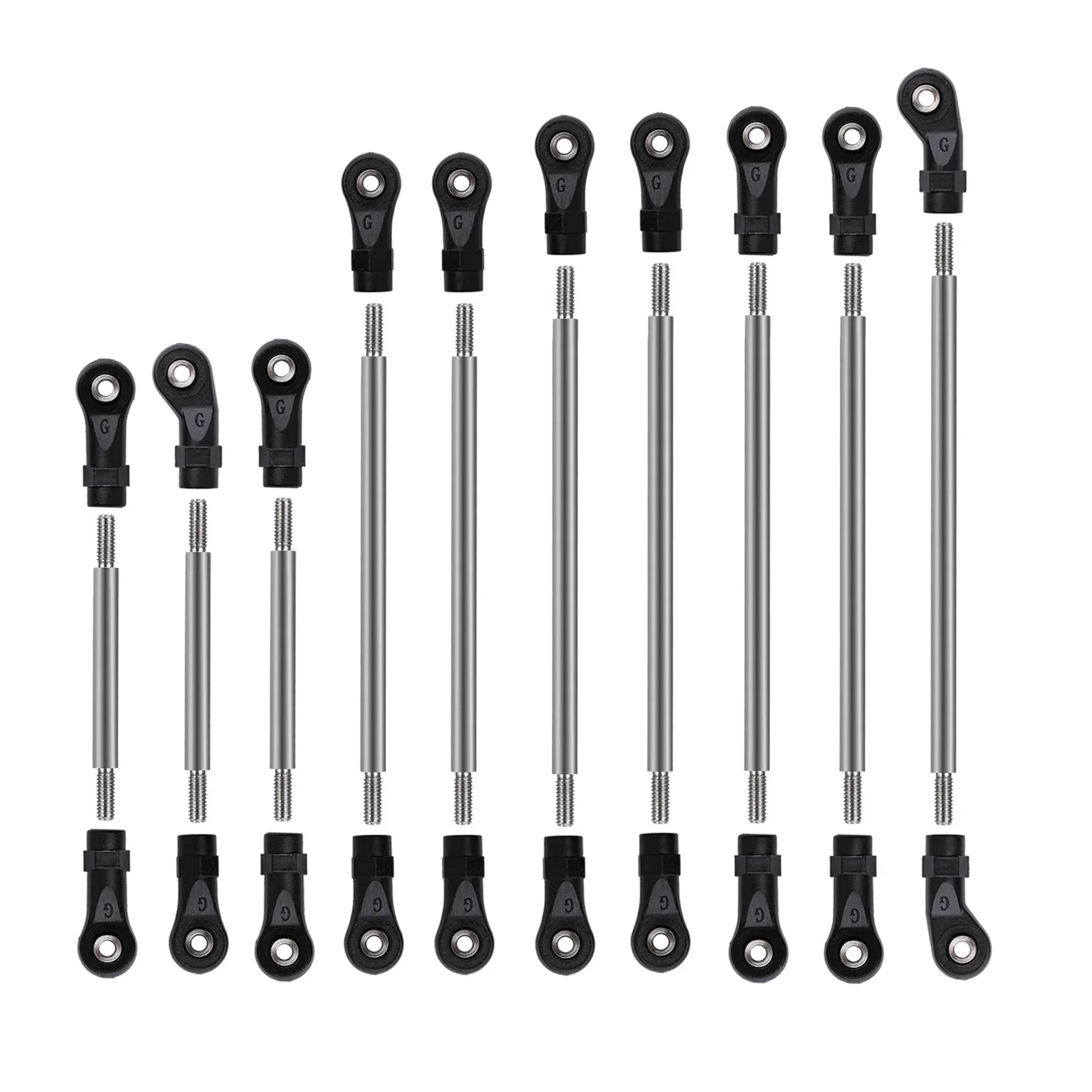 312mm-324mm-Wheelbase-Stainless-Steel-Suspension-Links-Plastic-Rod-End ...