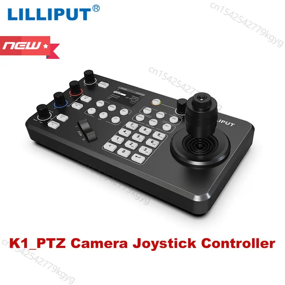 Llliput professinal k1 câmera ptz joystick controlador pan tilt zoom com monitor lcd poe para ...
