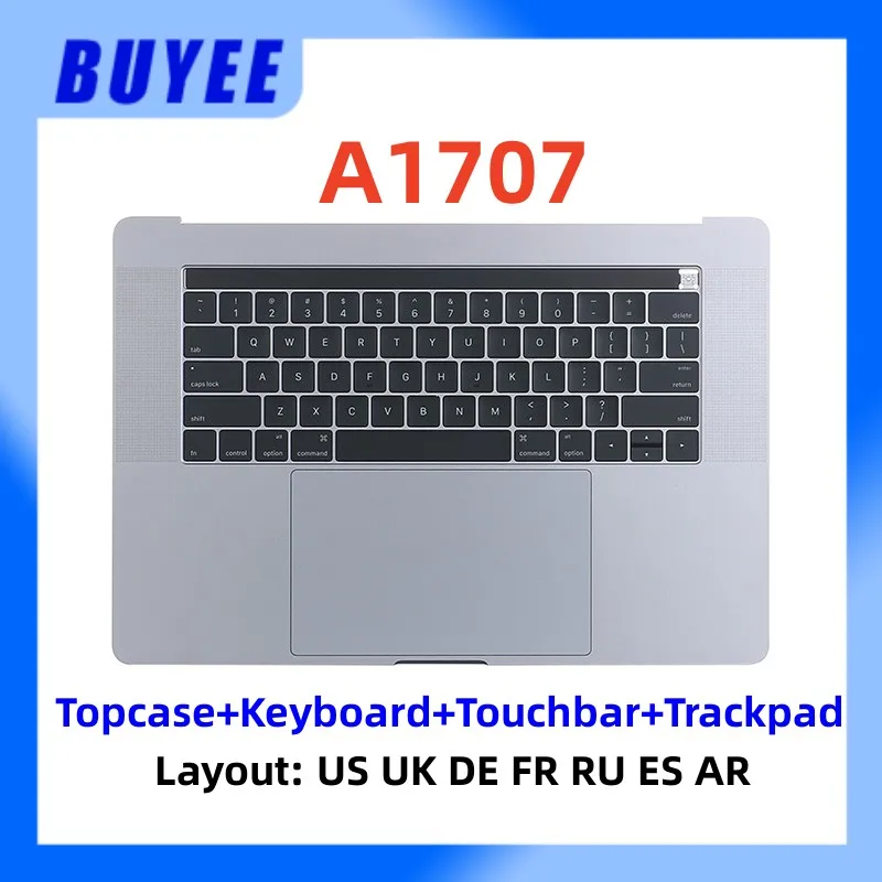 Genuine-For-MacBook-15-4-A1707-Topcase-Keyboard-Backlight-Touchbar ...