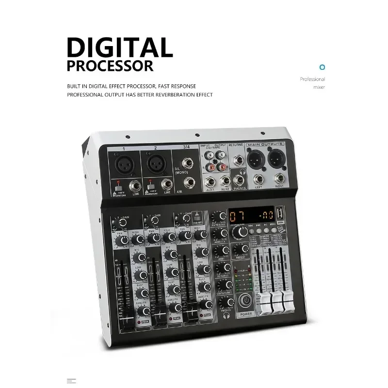 Consola-de-Mistura-Digital-para-Performance-de-Palco-Mixer-Som-2 ...