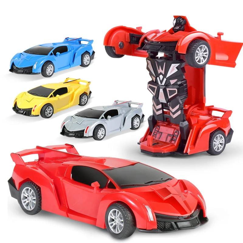 2-in-1-One-key-Deformation-Car-Toys-Automatic-Transform-Robot-Plastic ...