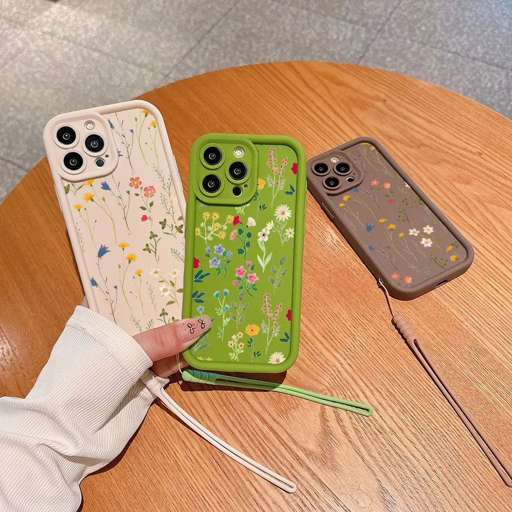 Colorful-Art-Line-Flower-Phone-Case-For-XiaoMi-Mi-11-Lite-12T-POCO-F4 ...