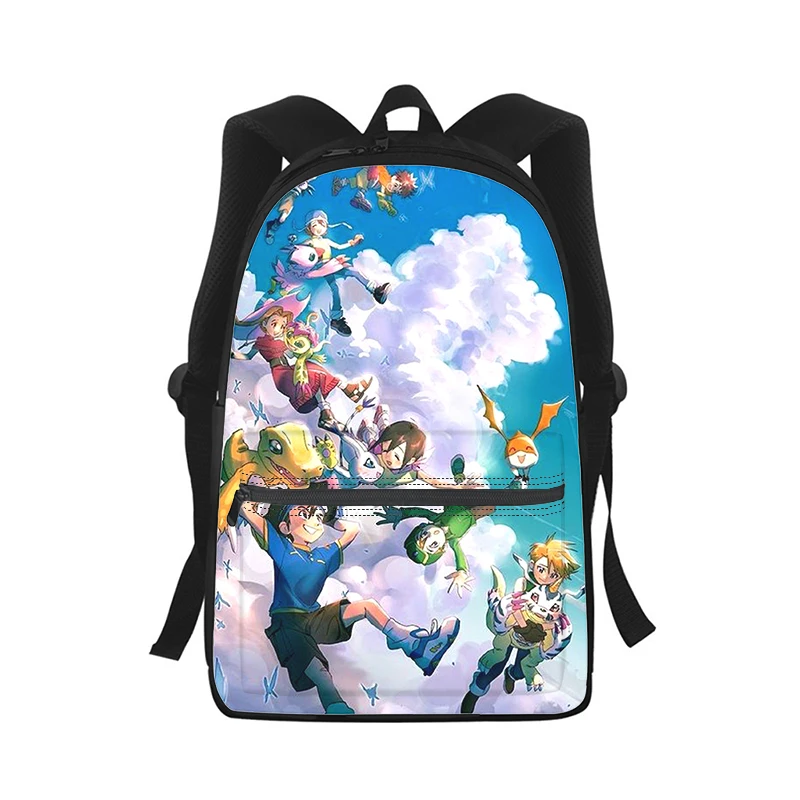 Digital-monster-Digimon-Men-Women-Backpack-3D-Print-Fashion-Student ...