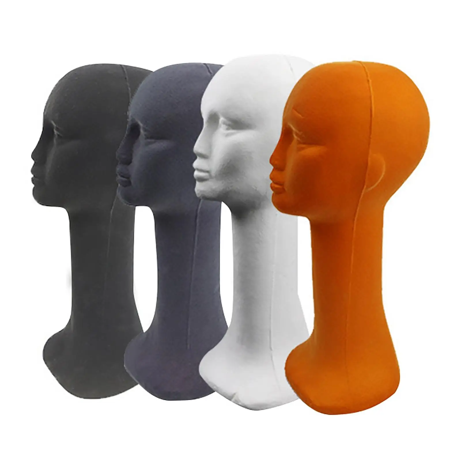 Foam-Female-Human-Head-Display-Stand-Manikin-Model-for-Glasses-Hat ...