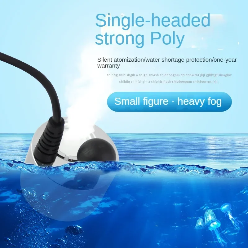 10 Head Ultrasonic Mist Maker Fogger Water Fountain Ultrasonic Pond ...