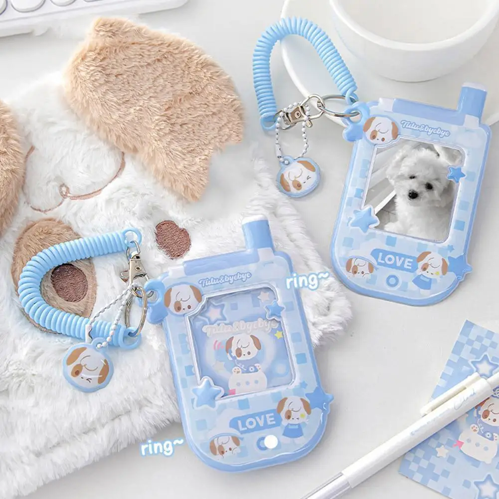 Kawaii-Cat-And-Puppy-Mobile-Shape-Kpop-Photo-Card-Holder-Cute-Cartoon ...