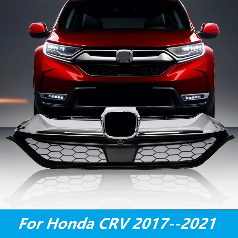 Car-Mesh-Grill-Front-Bumper-Grille-For-Honda-CRV-2017-2018-2019-2020 ...