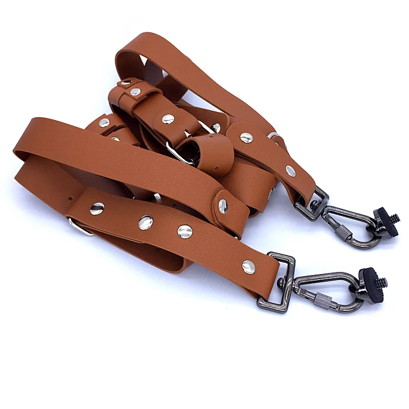 Digital-Camera-Strap-Leather-DSLR-Double-Shoulder-Travel-camera-Strap ...