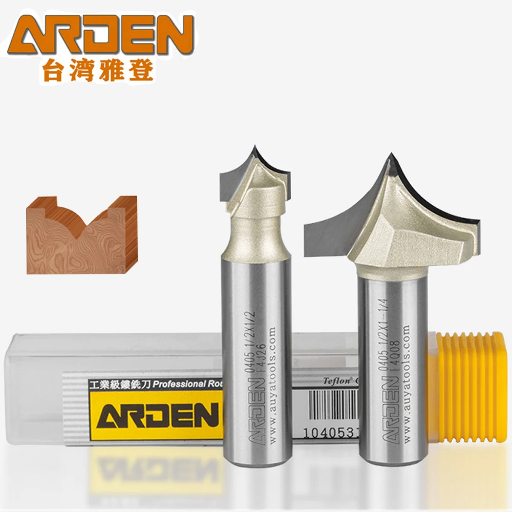 ARDEN-Point-Cutting-Round-Over-Bit-Carbide-Carving-Tool-Woodworking ...
