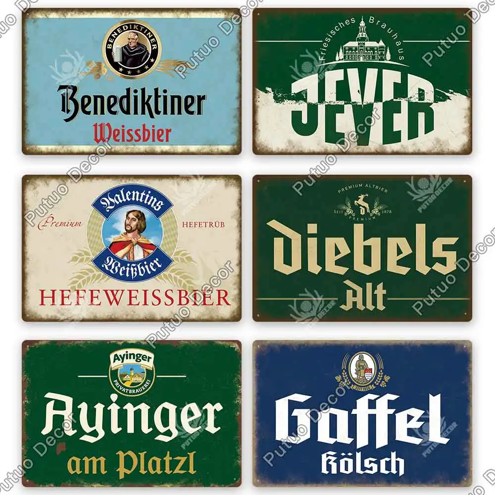 Vintage German Beer Labels