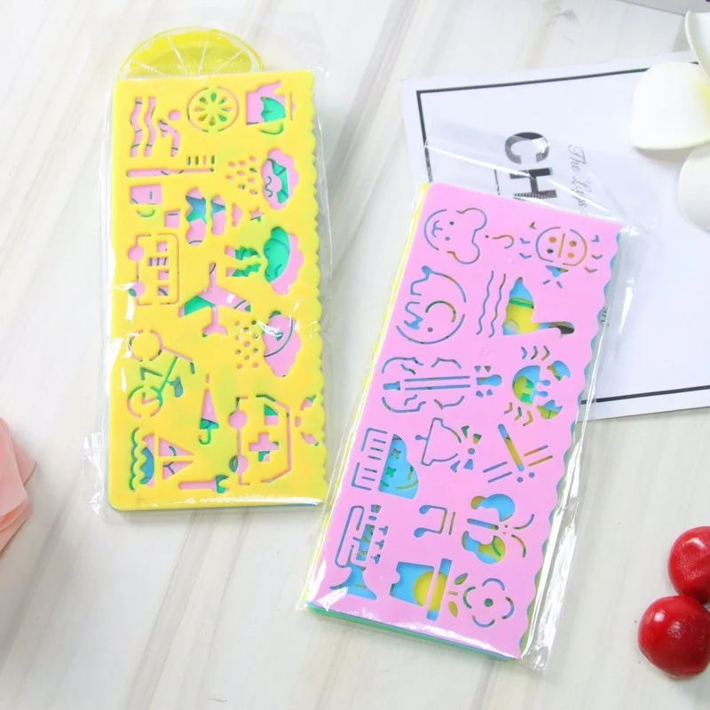 Juego-de-plantillas-de-dibujo-multifuncionales-plantilla-de-pintura ...