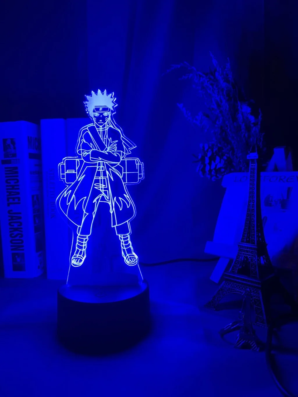 Dropshipping Acrylic Night Light Naruto 3D Lamp Anime Uzumaki Led ...