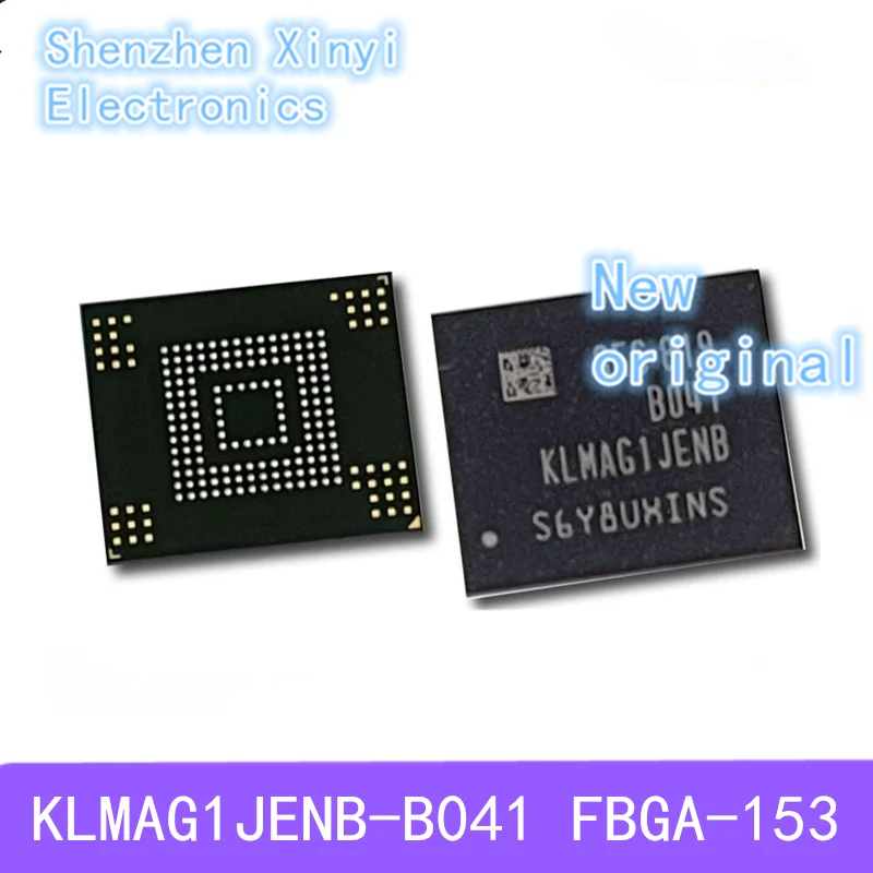 New original memory chip KLMAG1JENB-B041 KLMAG1JENB B041 FBGA-153 16GB ...